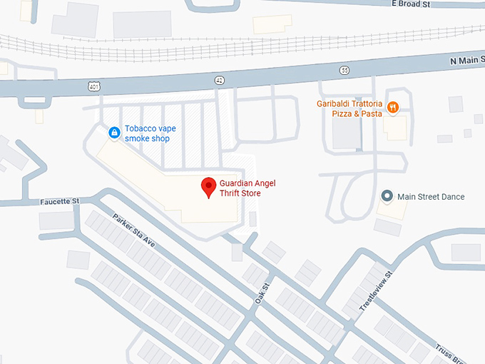 16. guardian angel thrift store map