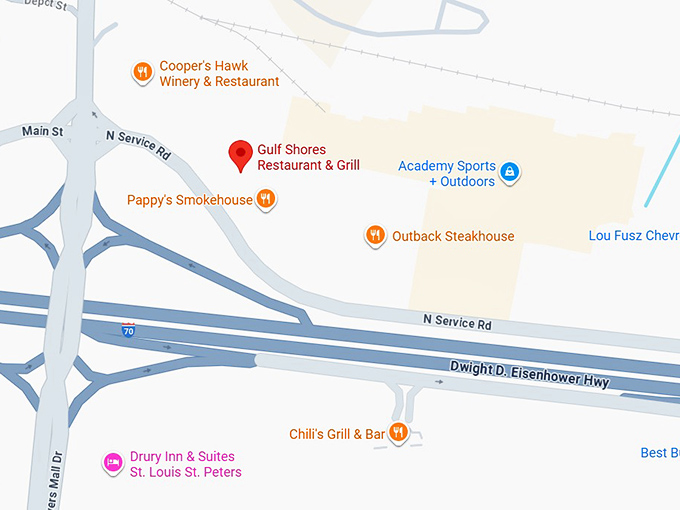16. gulf shores restaurant & grill map