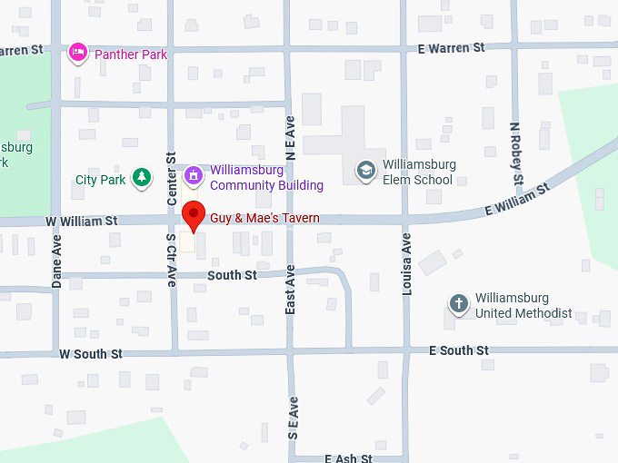 16. guy & mae's tavern map