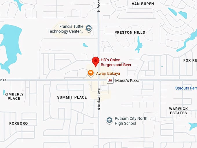 16. hd's onion burgers and beer map