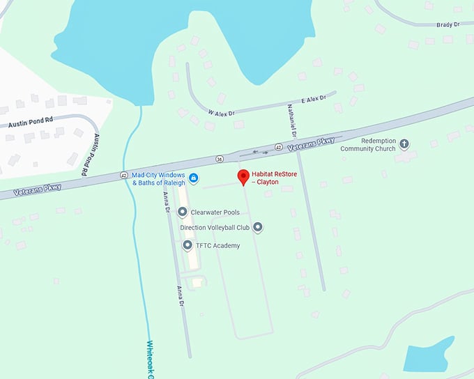 16. habitat restore clayton map