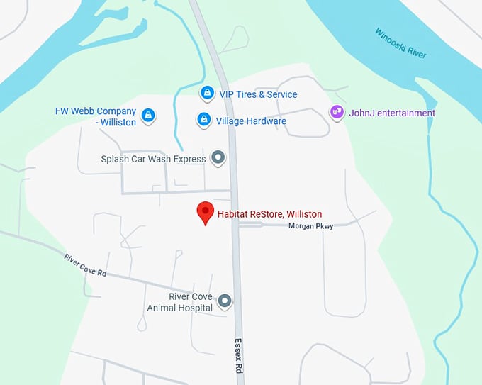 16. habitat restore, williston map