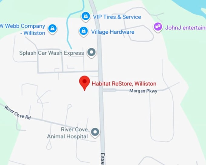 16. habitat restore, williston map