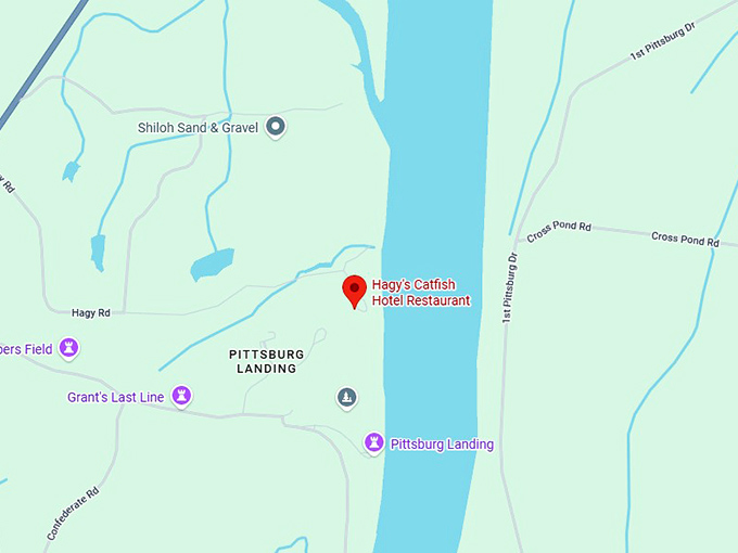16. hagy's catfish hotel restaurant map