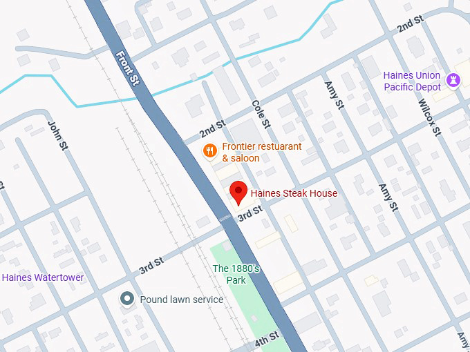 16. haines steak house map