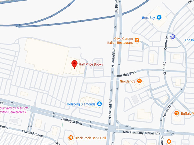 half price books map