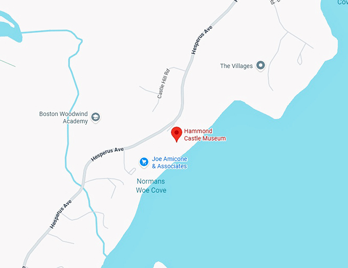 hammond castle museum map