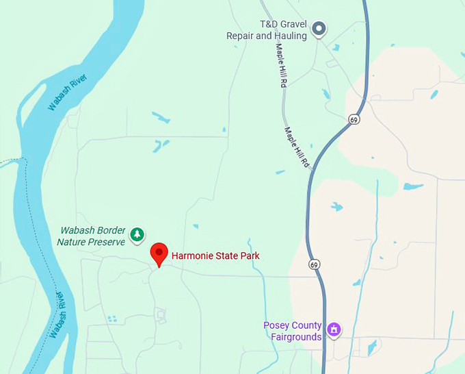 16. harmonie state park map