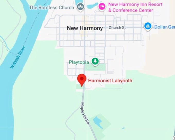16. harmonist labyrinth map