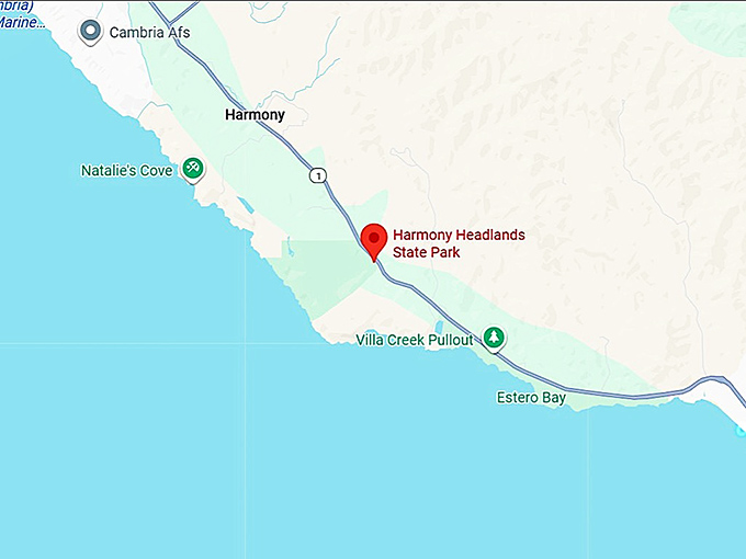 16. harmony headlands state park map