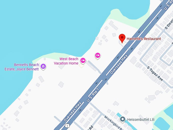 16. harriette's restaurant map