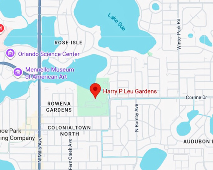 16. harry p leu gardens map