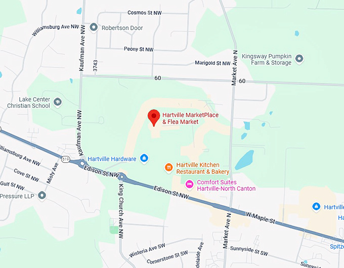 16. hartville marketplace & flea market map