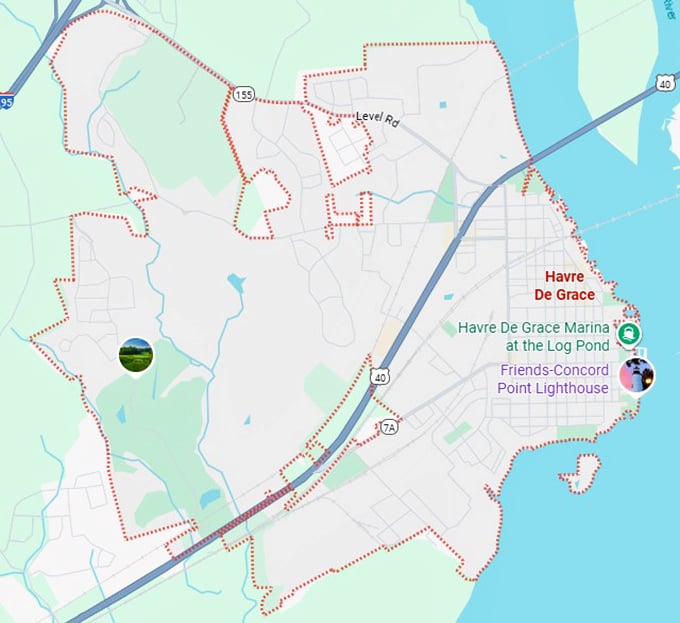 16. havre de grace map