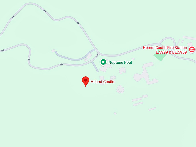 16. hearst castle map