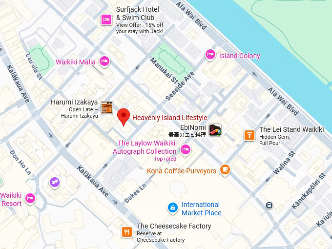 heavenly island lifestyle map