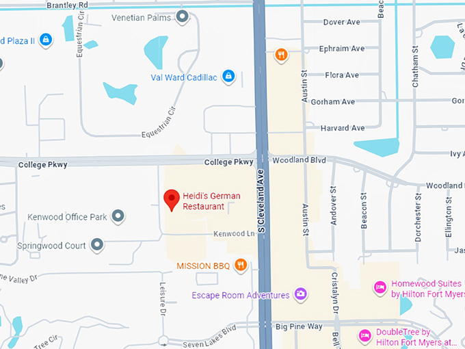 16. heidi's german restaurant map