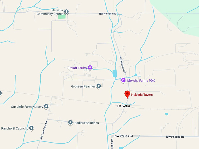 16. helvetia tavern map