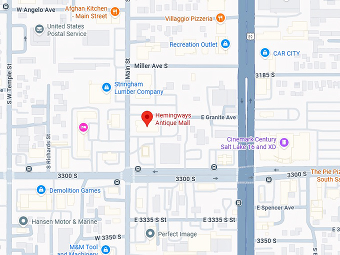 16. hemingways antique mall map