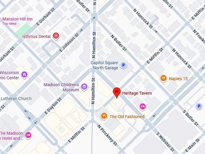 16. heritage tavern map