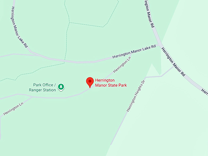 16. herrington manor state park map