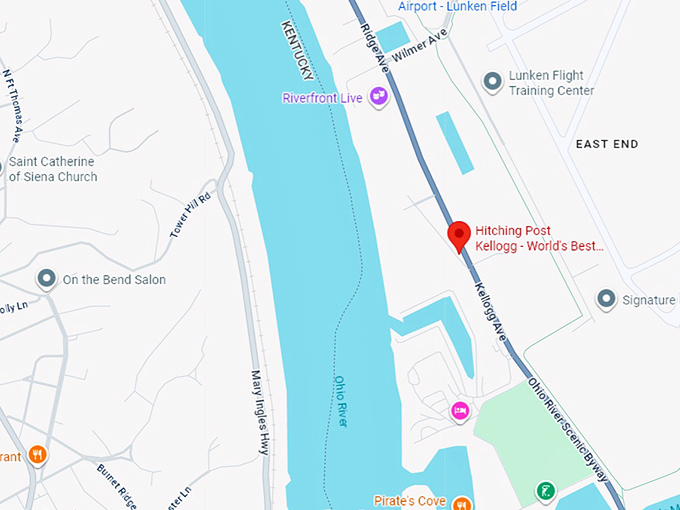 16. hitching post kellogg world's best fried chicken map