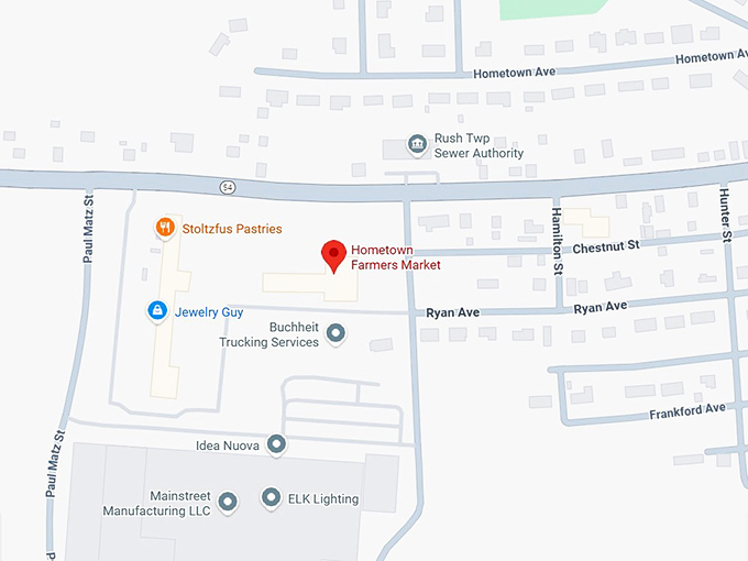 16. hometown farmers market map