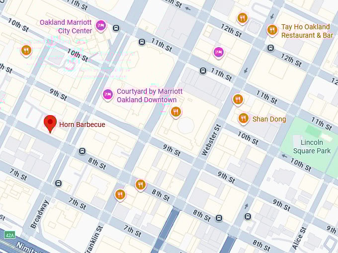 16. horn barbecue map