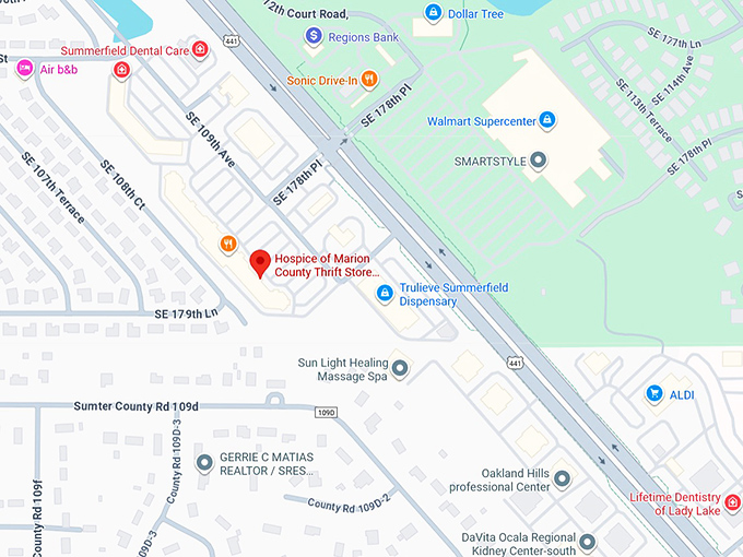 16. hospice of marion county thrift store terrace shoppes map