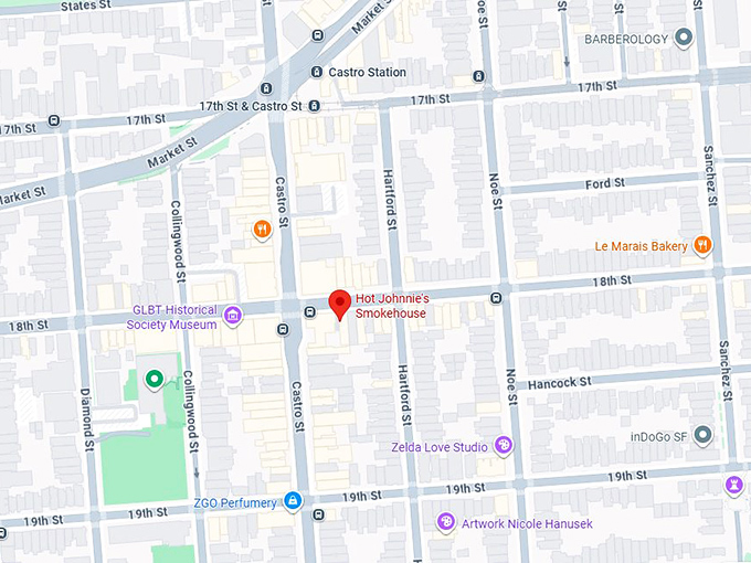 16. hot johnnie's smokehouse map