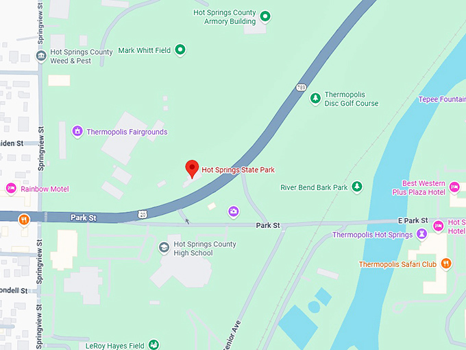 16. hot springs state park map