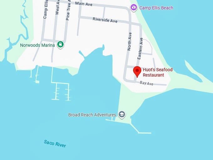 16. huot's seafood restaurant map