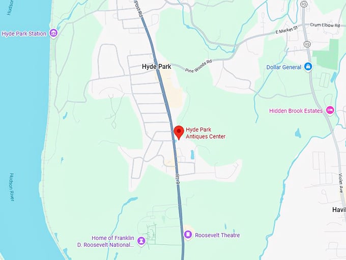 16. hyde park antiques center map