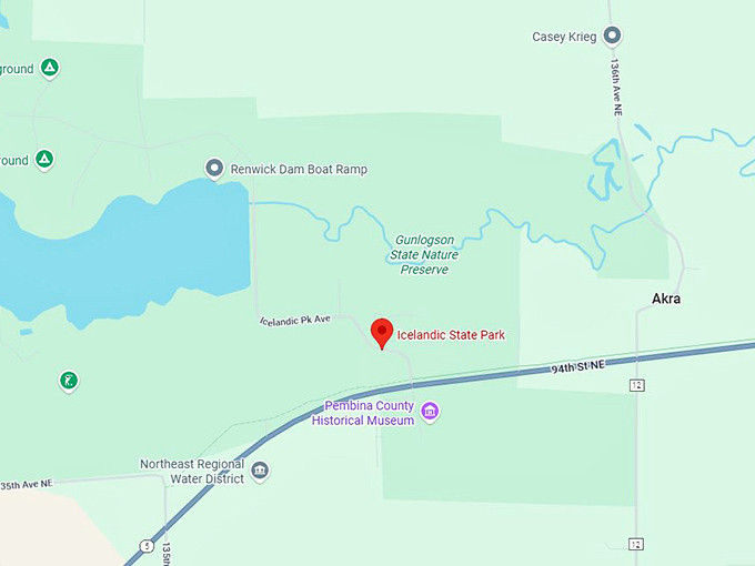 16. icelandic state park map