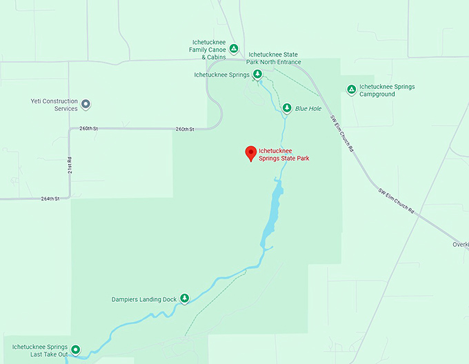 16. ichetucknee springs state park map