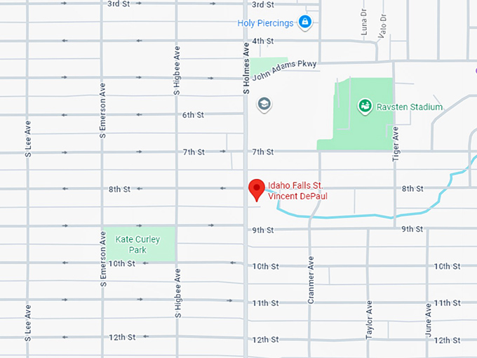 16. idaho falls st. vincent depaul map