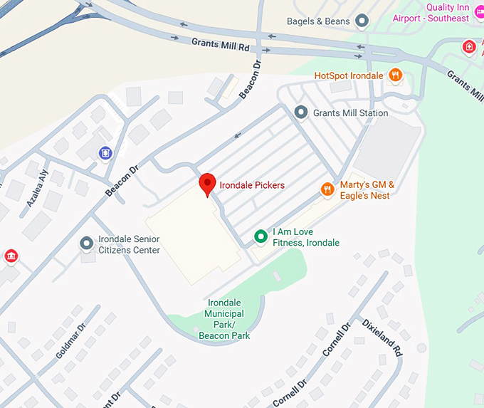 16. irondale pickers map