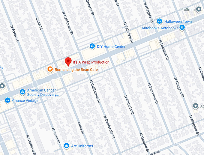 16. it's a wrap production map