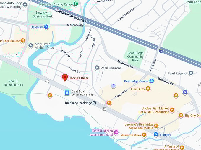 16. jackie's diner map