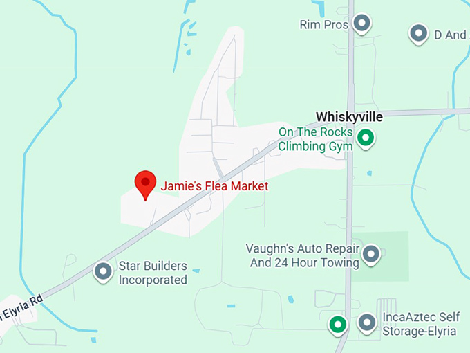 16. jamie's flea market map