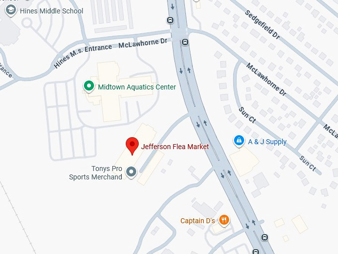 16. jefferson flea market map