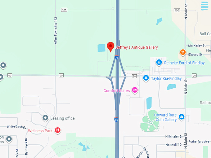 16. jeffrey's antique gallery map