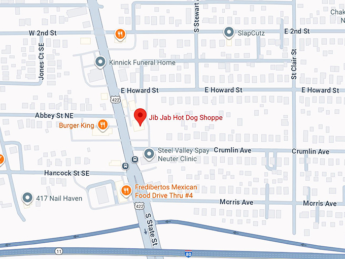 16. jib jab hot dog shoppe map