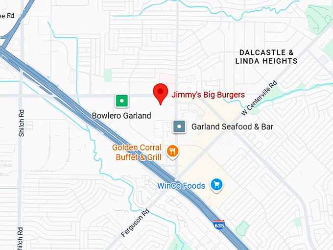 16. jimmy's big burgers map