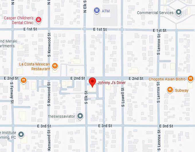 16. johnny j's diner map