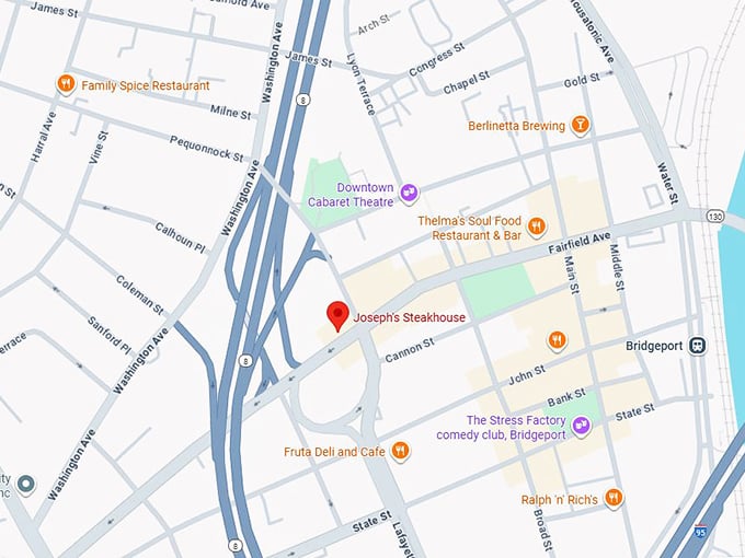 16. joseph's steakhouse map