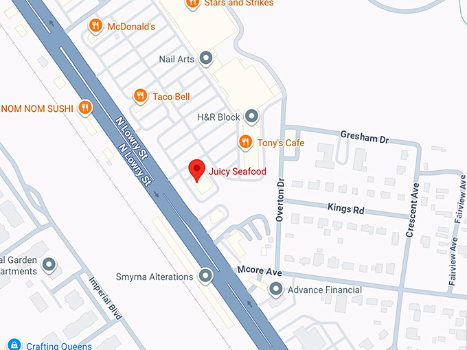 16. juicy seafood map