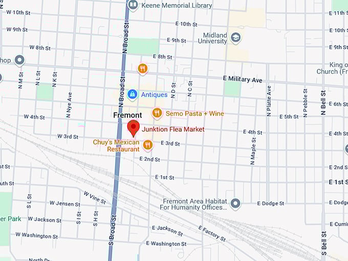 16. junktion flea market map