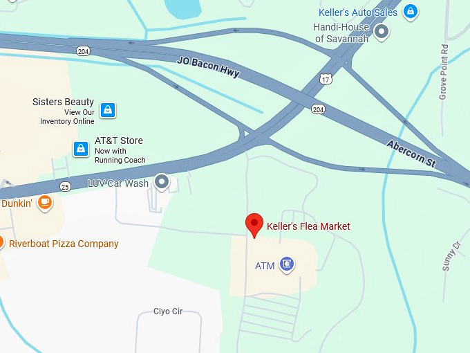 16. keller's flea market map