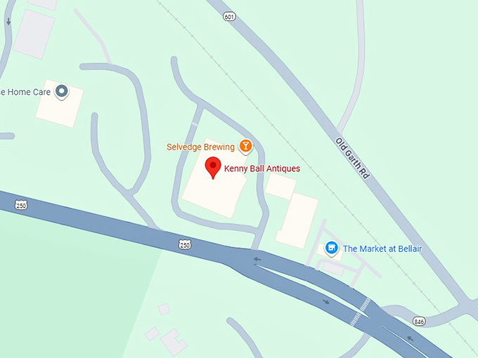 16. kenny ball antiques map